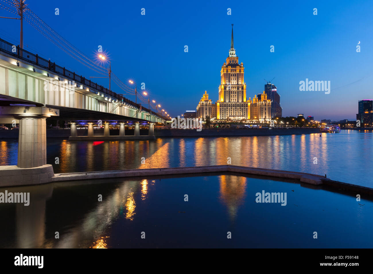 Radisson Royal Hotel or Hotel Ukraina, one of the Seven Sisters ...