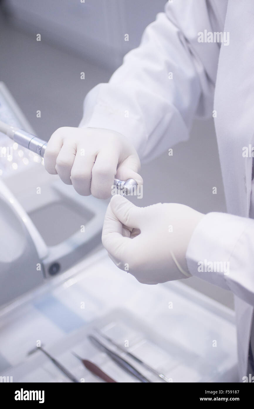 Dental instrumentation dentist drill tooth dental cleaning tool in the ...