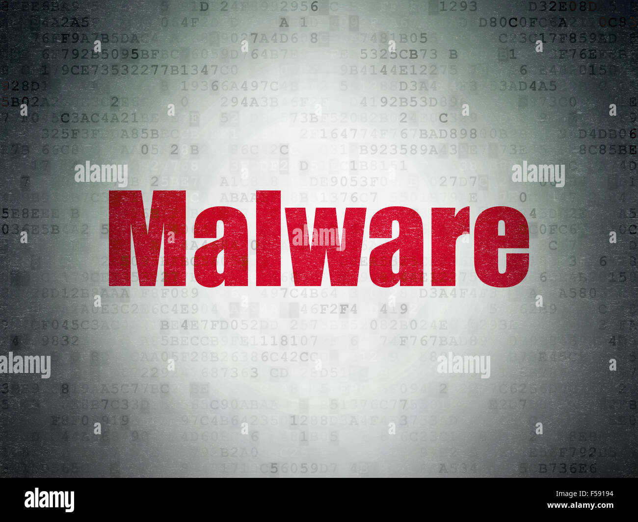 Privacy concept: Malware on Digital Paper background Stock Photo - Alamy