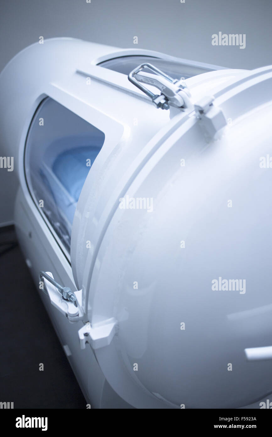 Hyperbaric Oxygen Therapy (HBOT) chamber tank used for specialised ...