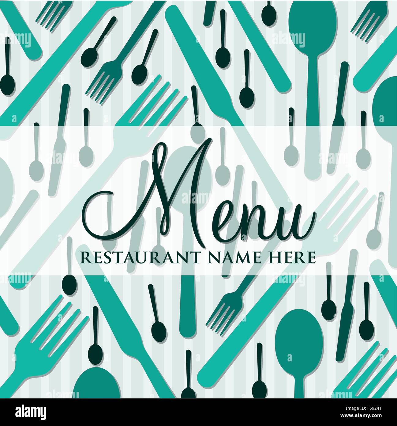 Cutlery theme menu in vector format Stock Vector Image & Art - Alamy