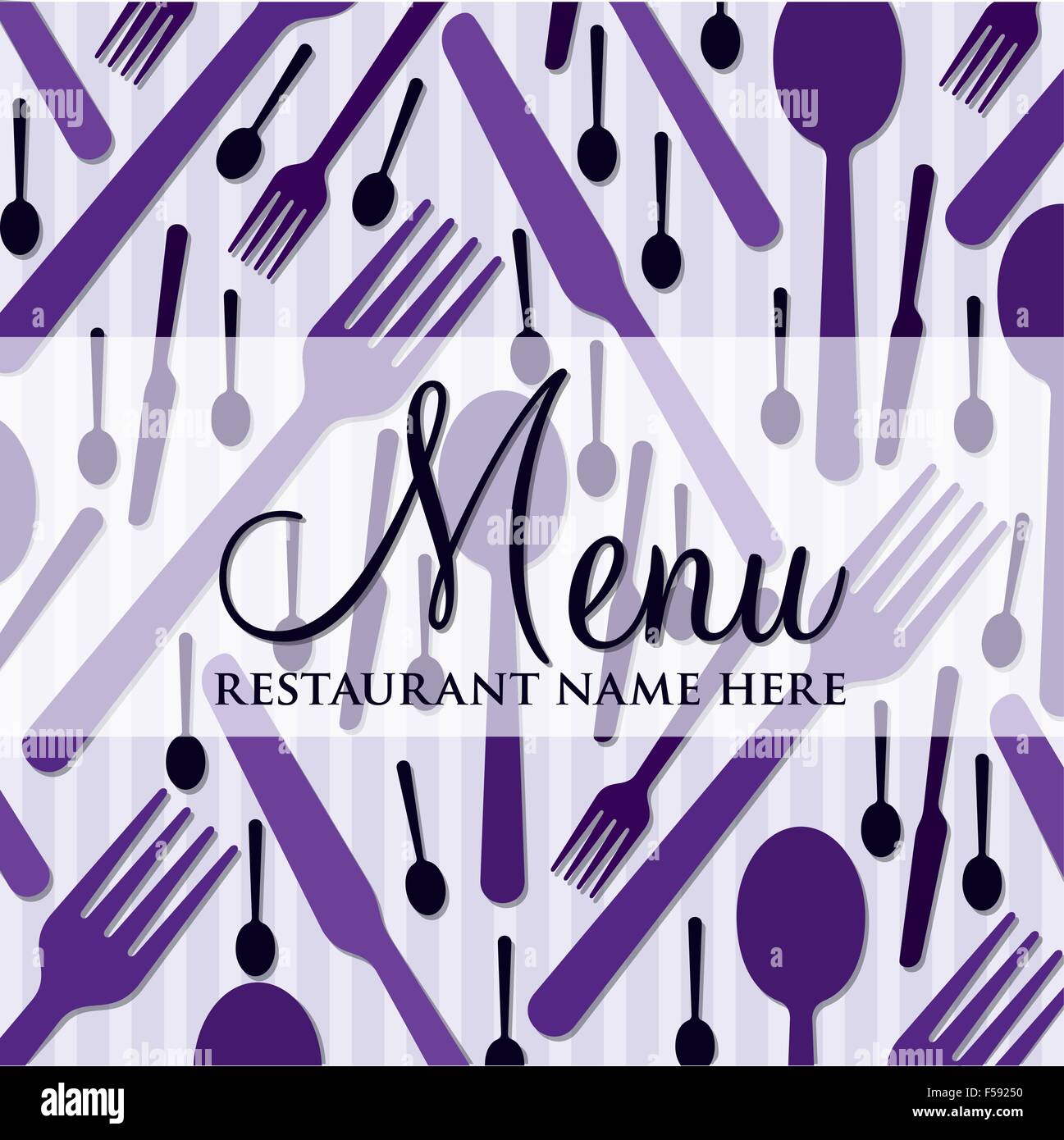 Menu dessert in restaurant Stock Vector Images - Alamy