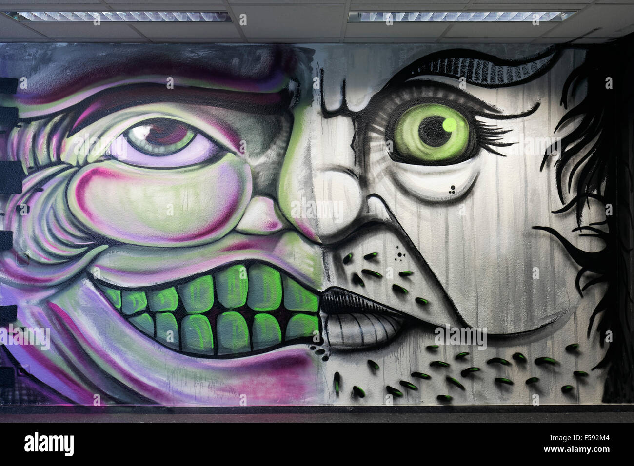 Graffiti Face Drawings