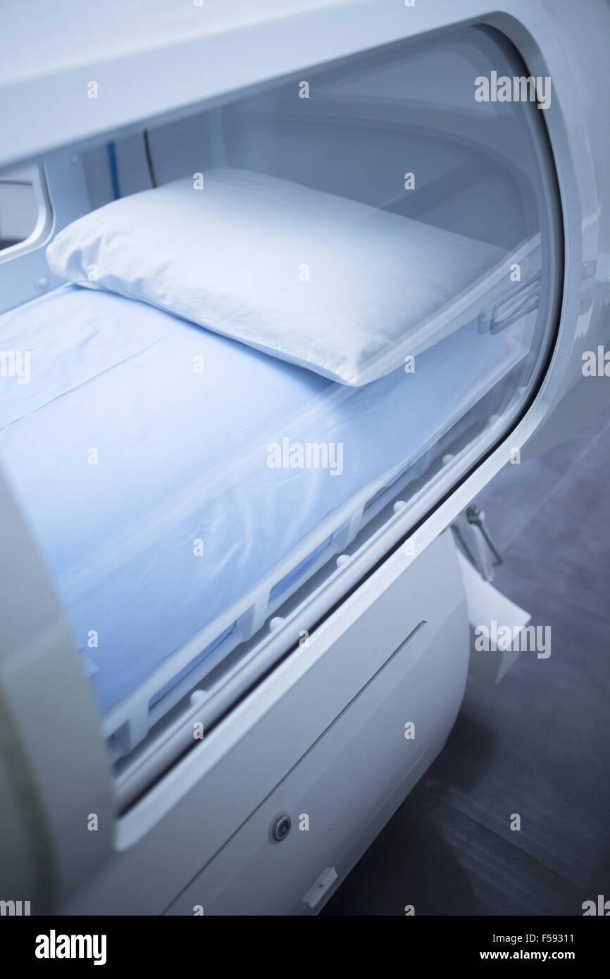 Hyperbaric Oxygen Therapy (HBOT) chamber tank used for specialised ...