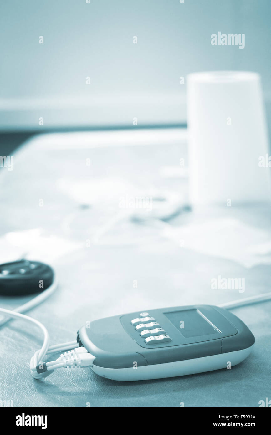 Electro physiotherapy electrical impulse stimulation rehabiliation ...