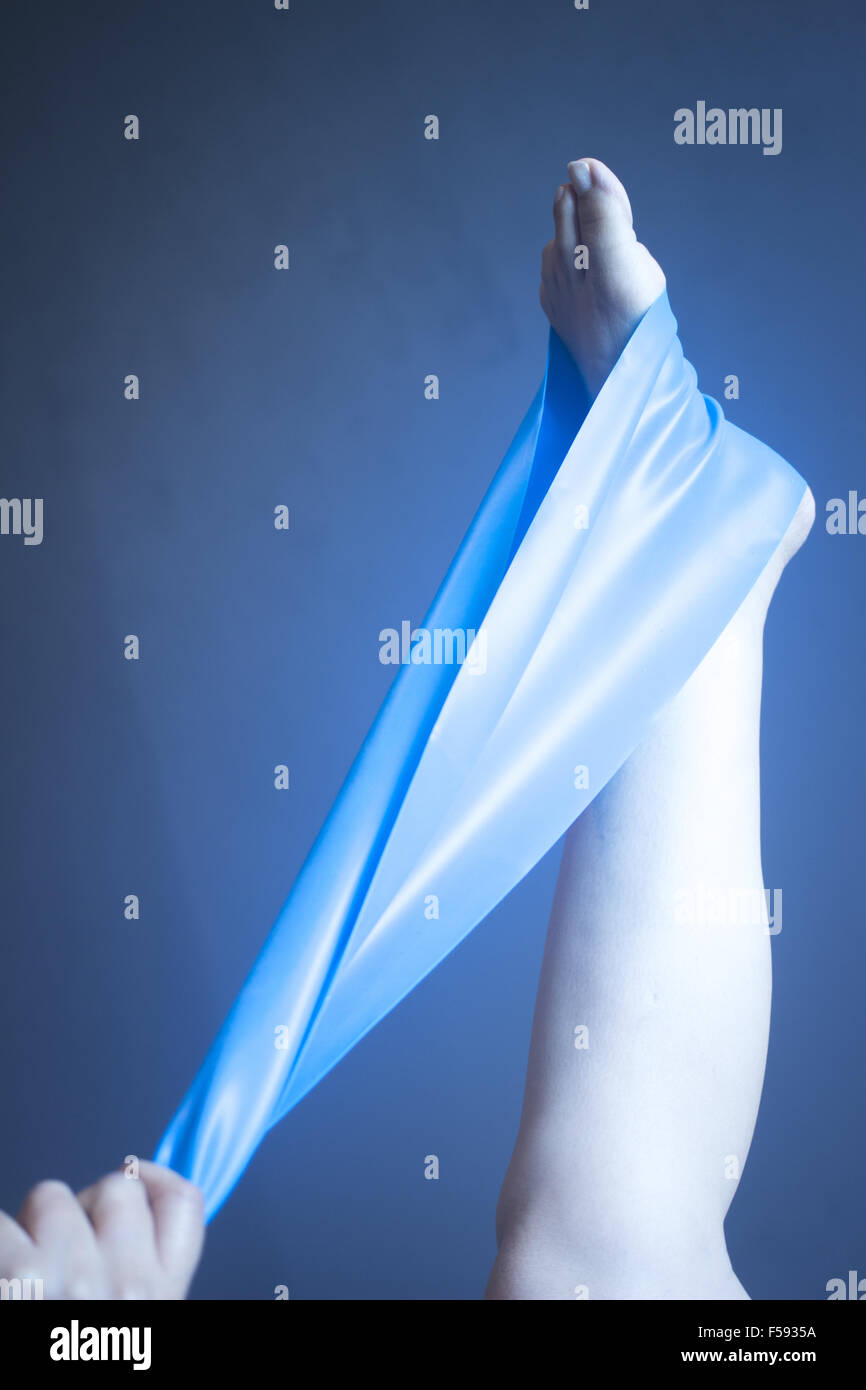 Pilates stretching leg hamstring foot achiles tendon yoga flexibility ...