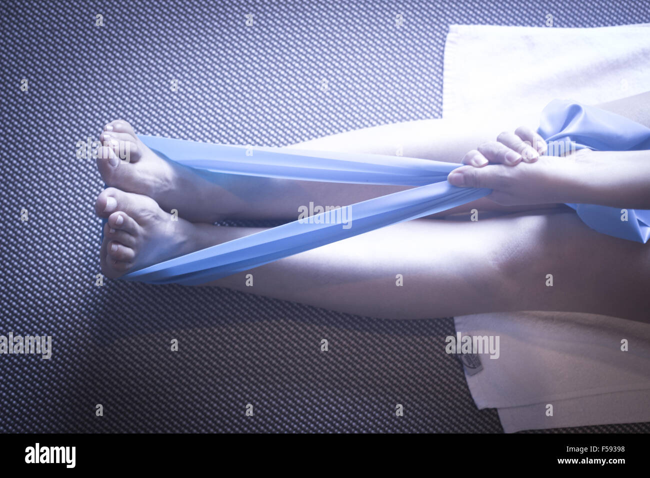 Pilates stretching leg hamstring foot achiles tendon yoga flexibility ...