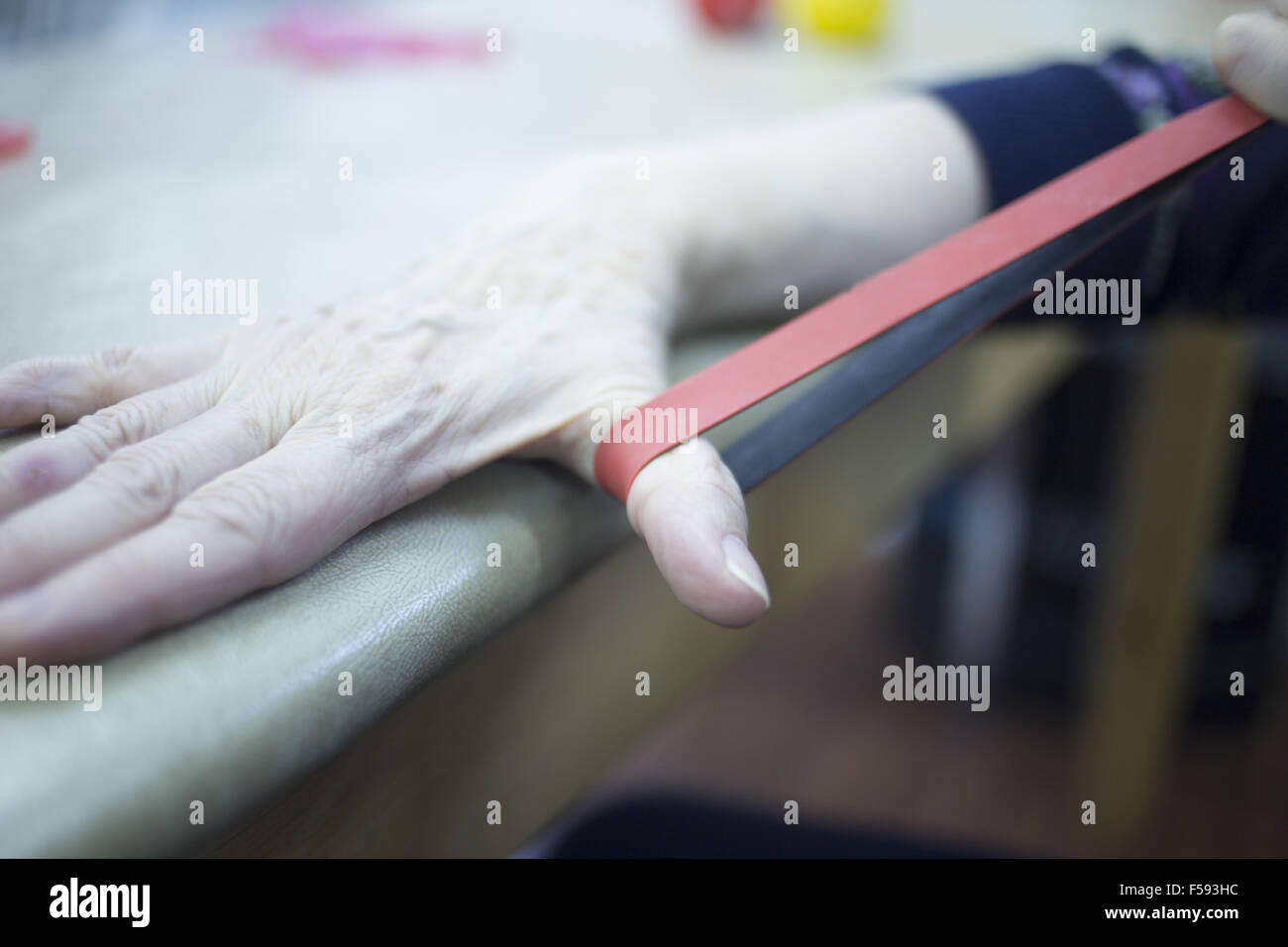 Hand stimulation used to treat pain, muscles injuries, strains and ...