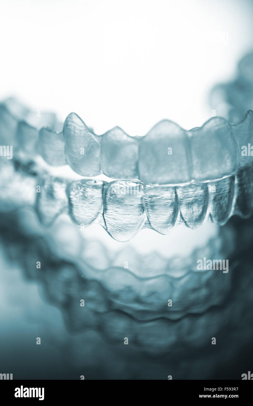 Invisible dental teeth brackets tooth aligners plastic braces retainers ...