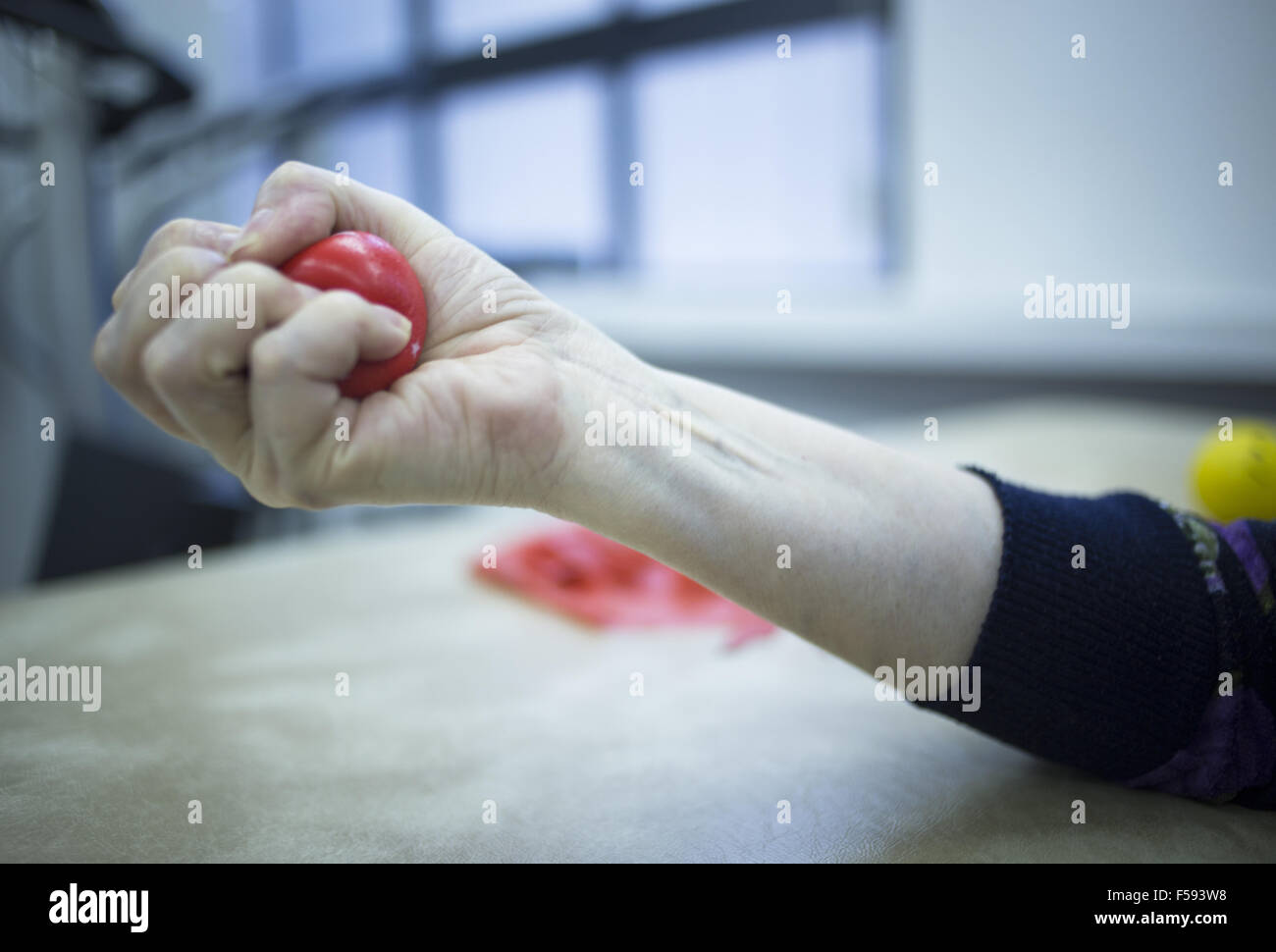 Hand stimulation used to treat pain, muscles injuries, strains and ...