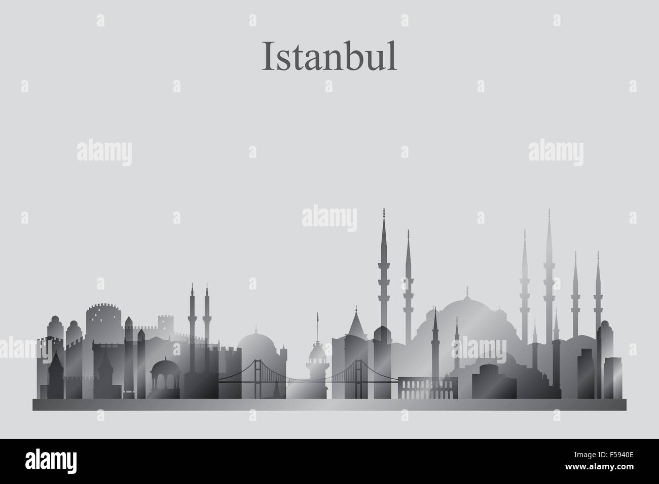 Silhouette of istanbul hi-res stock photography and images - Alamy