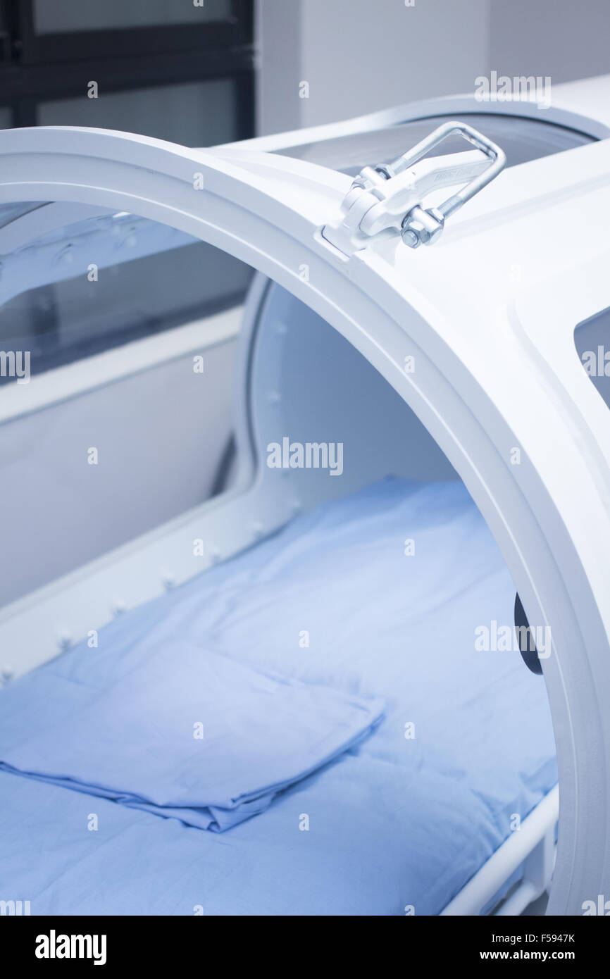 Hyperbaric Oxygen Therapy (HBOT) chamber tank used for specialised ...