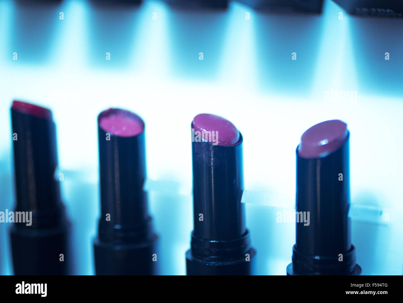 Lipstick colors make-up lipsticks in store shop Stock Photo - Alamy
