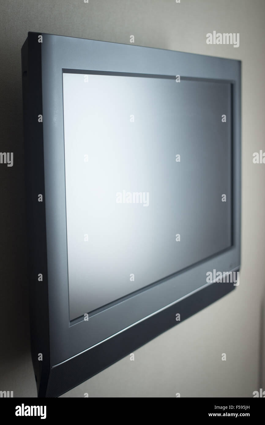 Flat screen tv living room mounted hi-res stock photography and images ...