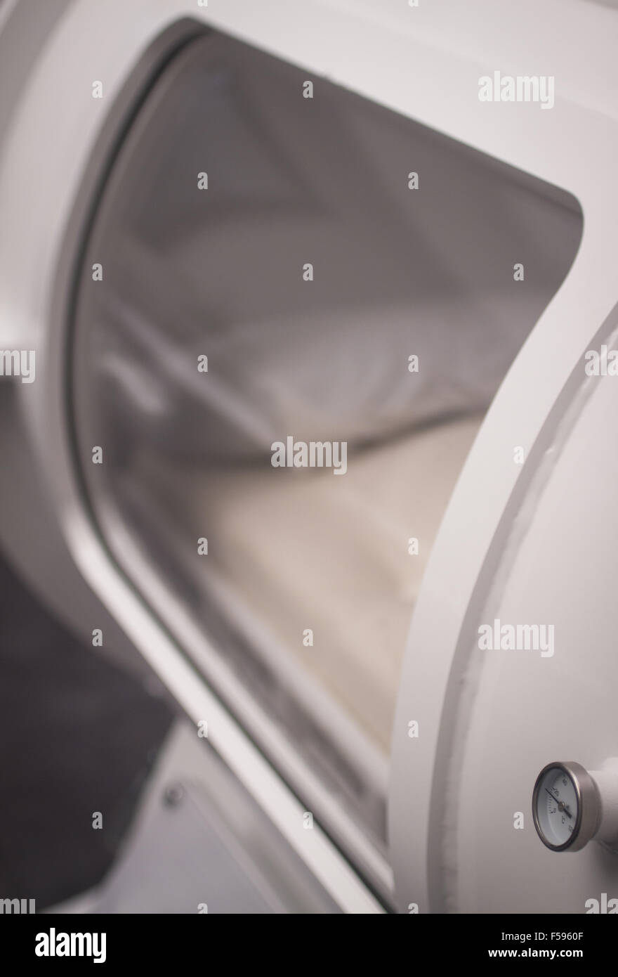 Hyperbaric Oxygen Therapy (HBOT) chamber tank used for specialised ...