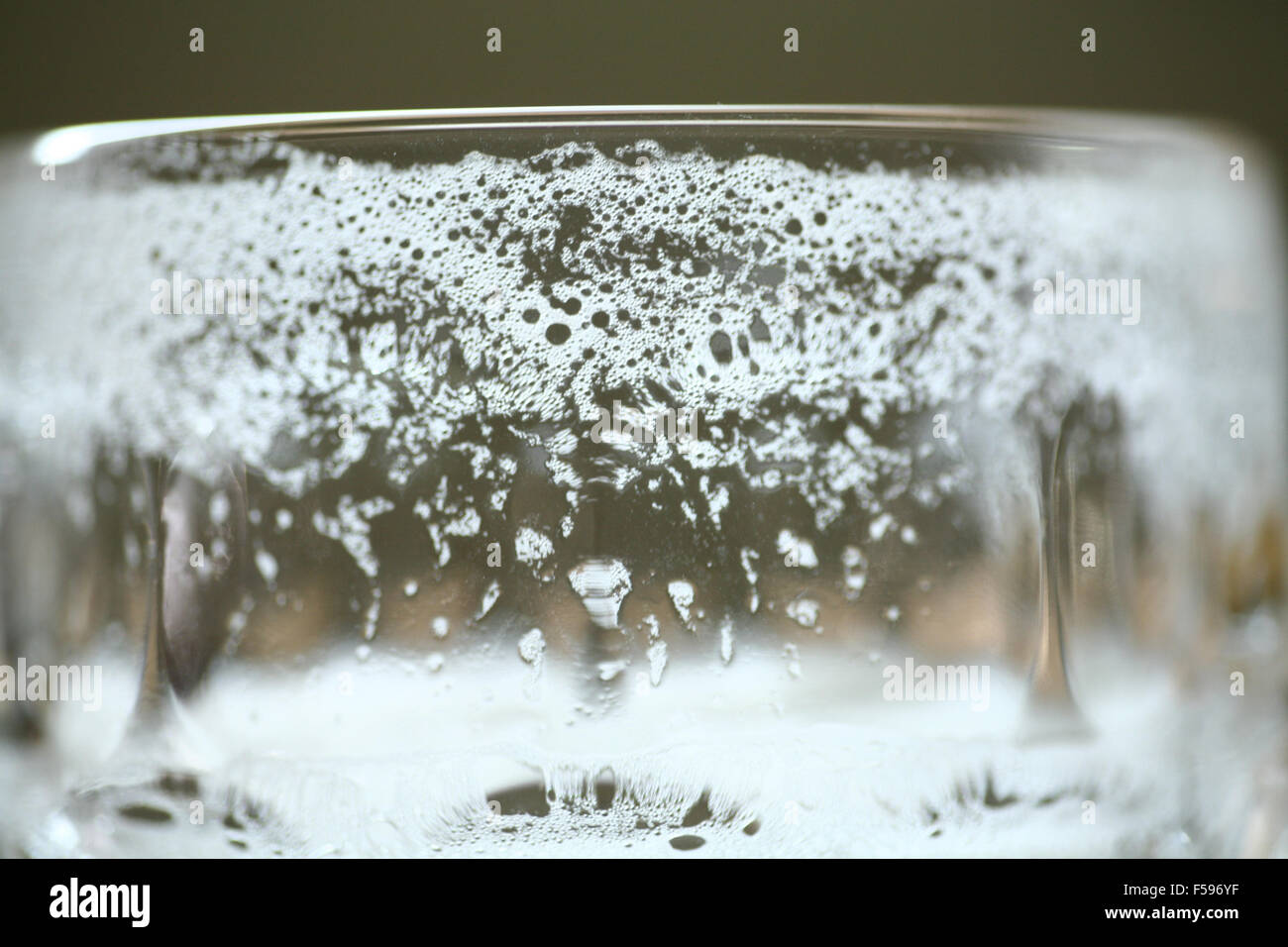 Studio isolated shot of traditional English style pint glass of lager ...