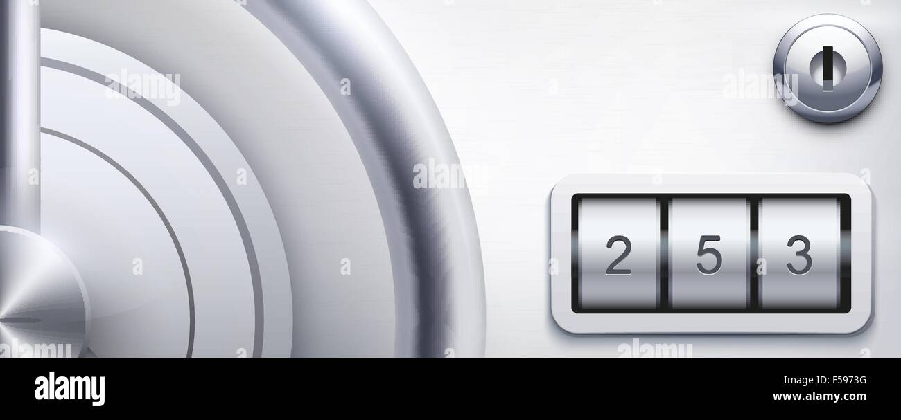 background with safe and cipher code Stock Vector Image & Art - Alamy