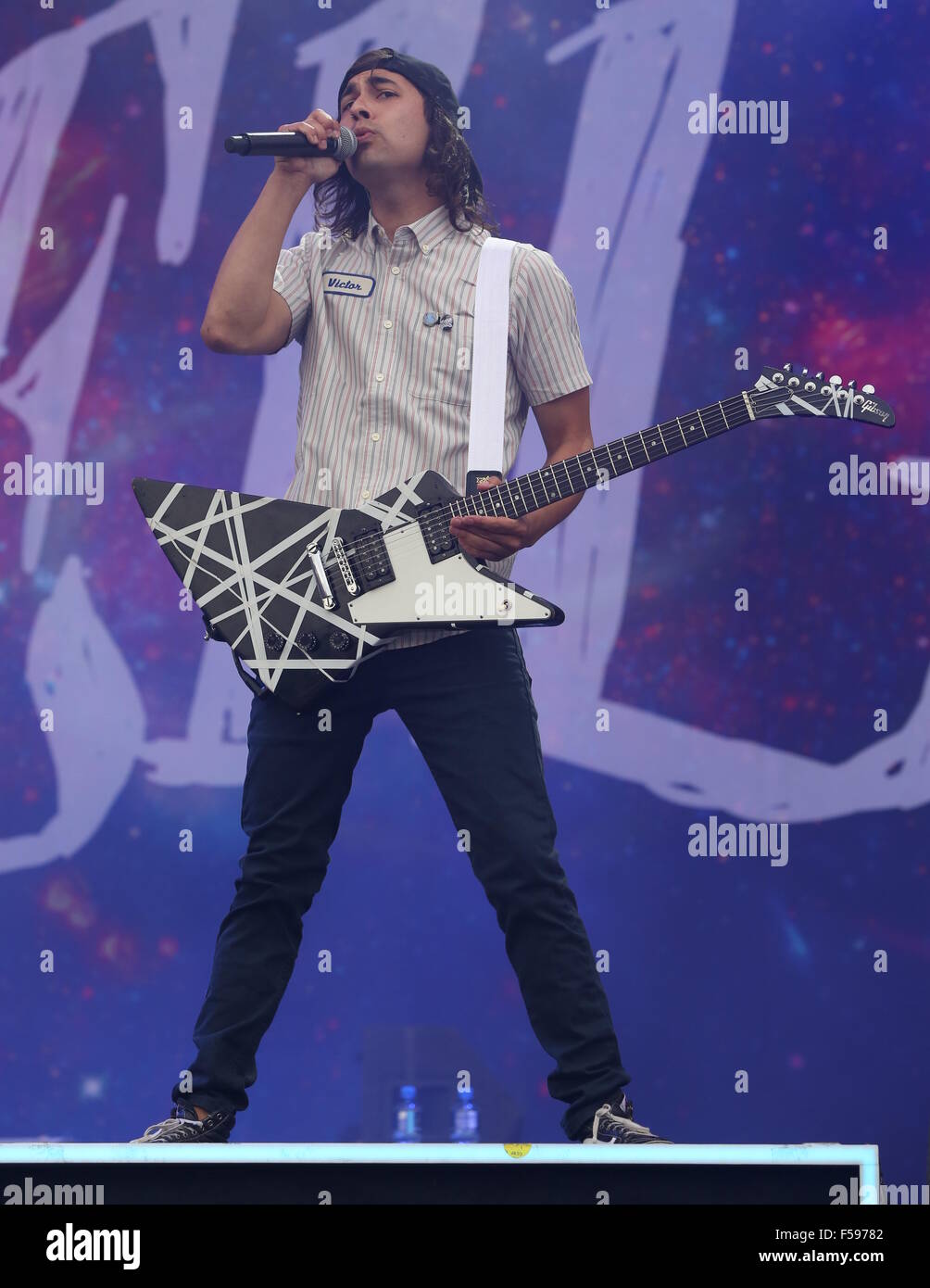Reading Festival 2015 - Day 2 Featuring: Pierce The Veil Where: Reading ...
