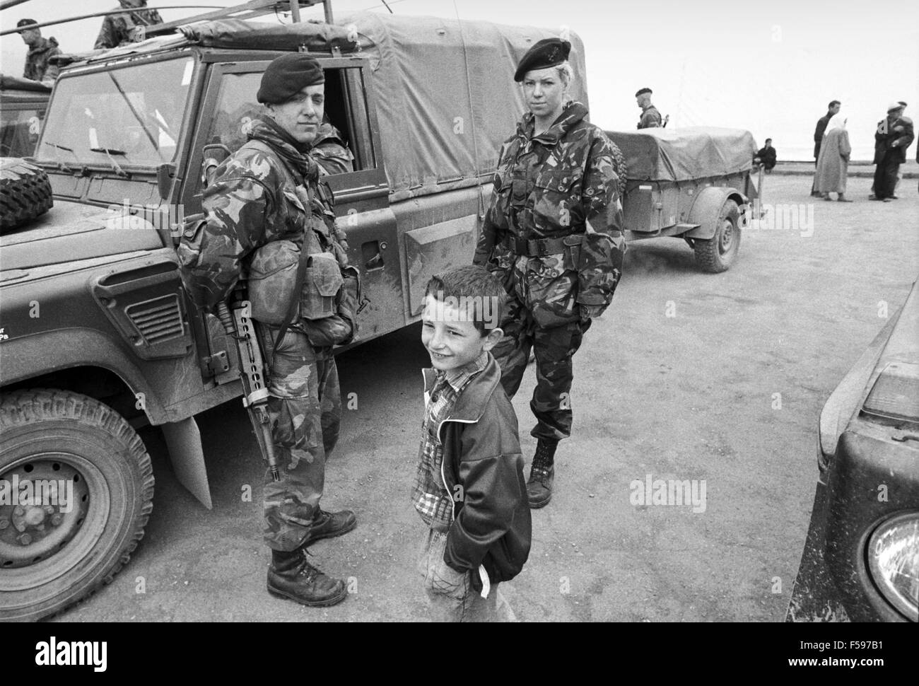 war in ex Yugoslavia, fugitive from Kosovo comes transported by the ...