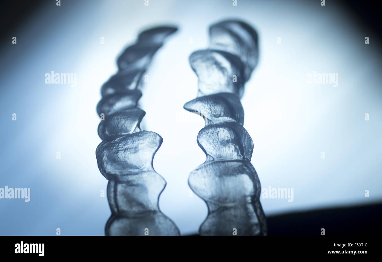 Invisible dental teeth brackets tooth aligners plastic braces retainers ...