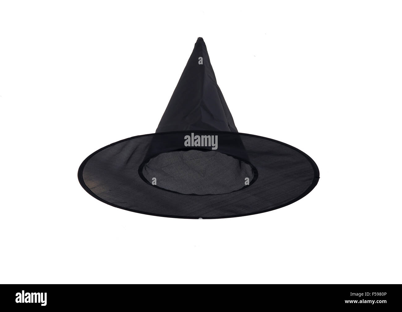 Black pointed witches hat Cut Out Stock Images & Pictures - Alamy