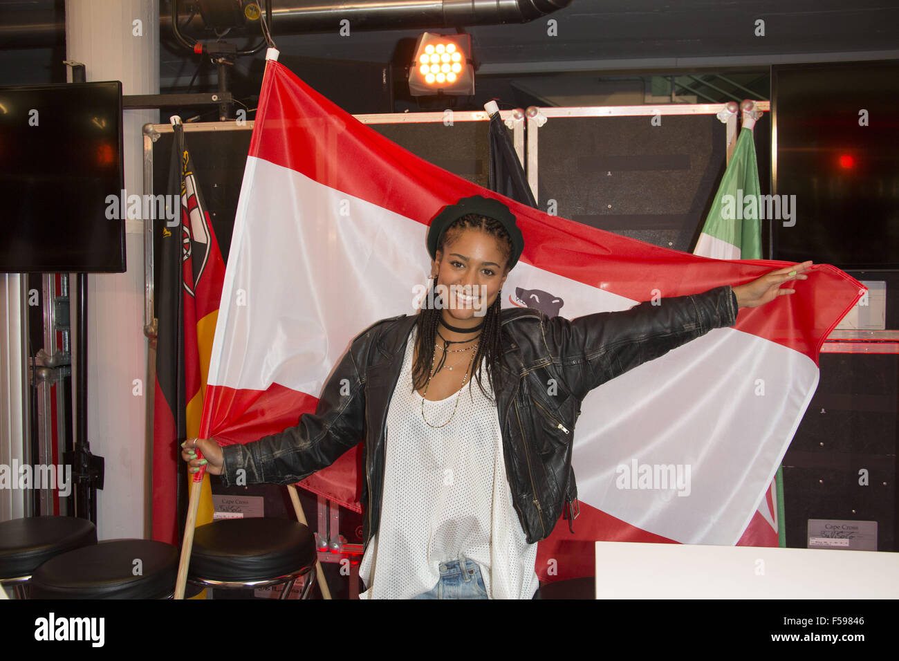 Bundesvision Song Contest 2015 press conference at OEVB Bremen ...