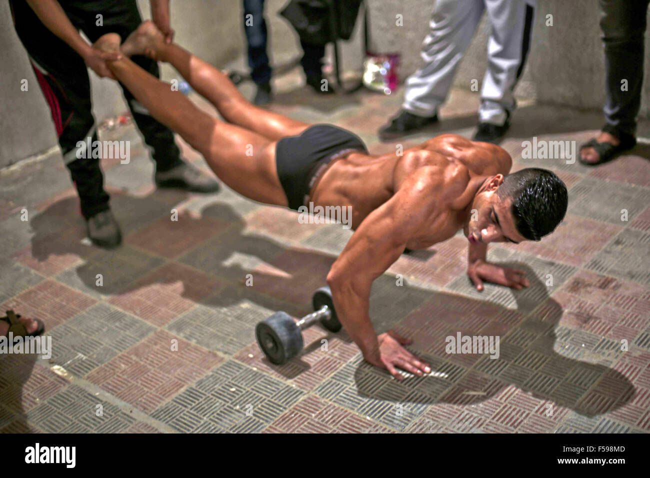 Gaza City, Gaza Strip, Palestinian Territory. 30th Oct, 2015. A ...