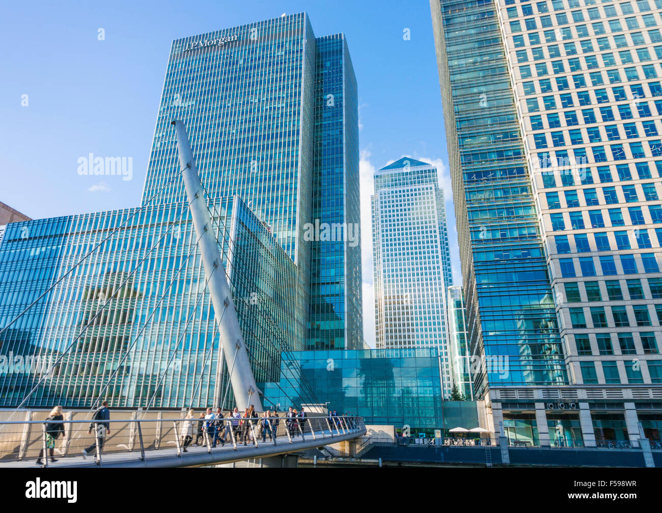 Canary wharf skyscrapers CBD banking and financial district Docklands ...