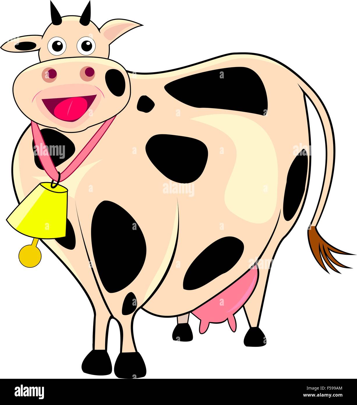 Funny thick cow Stock Vector Image & Art - Alamy