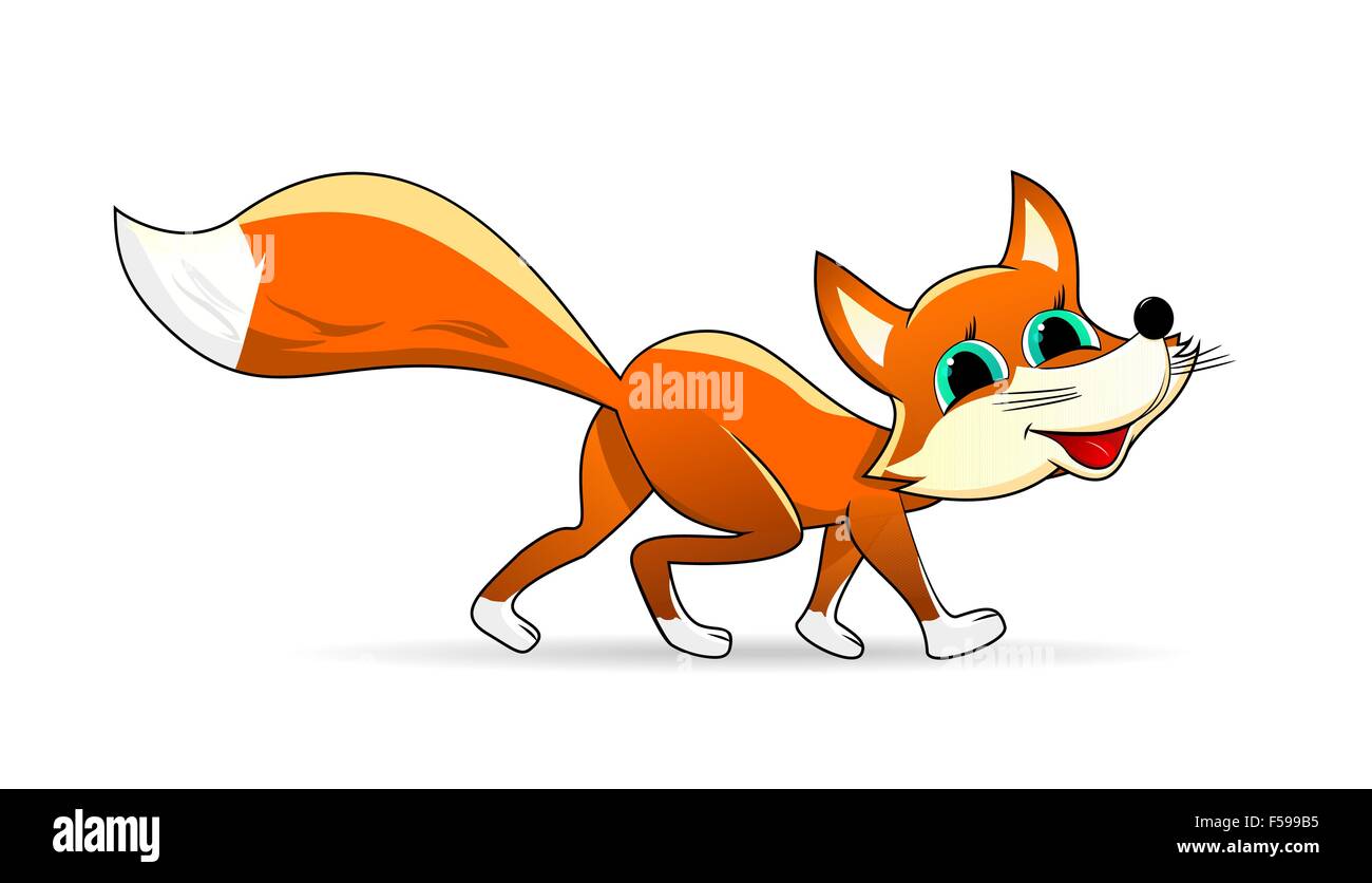 Pretty fox Cut Out Stock Images & Pictures - Alamy