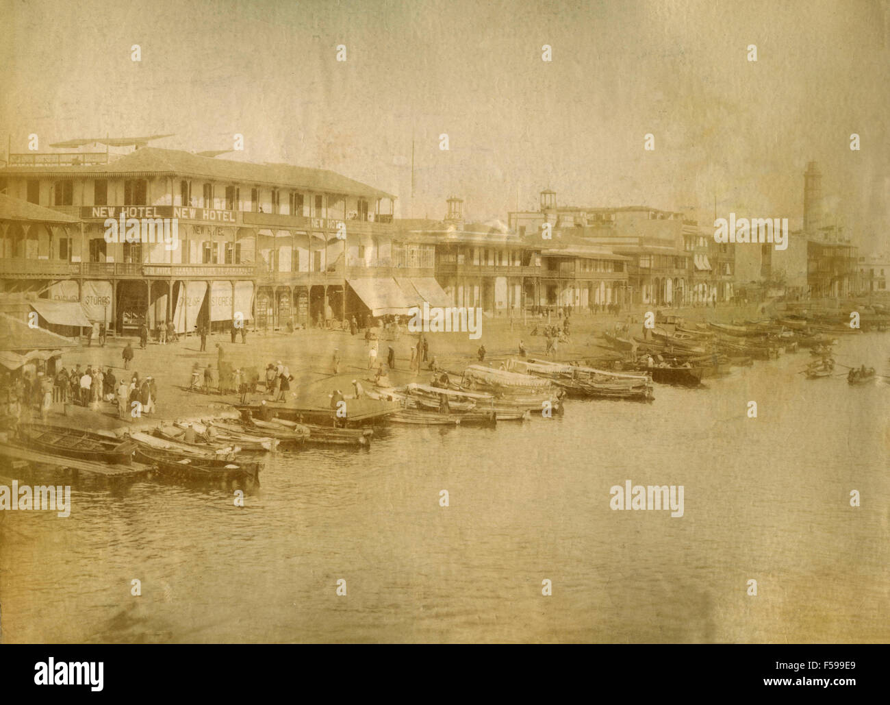 The promenade, Port Said, Egypt Stock Photo - Alamy