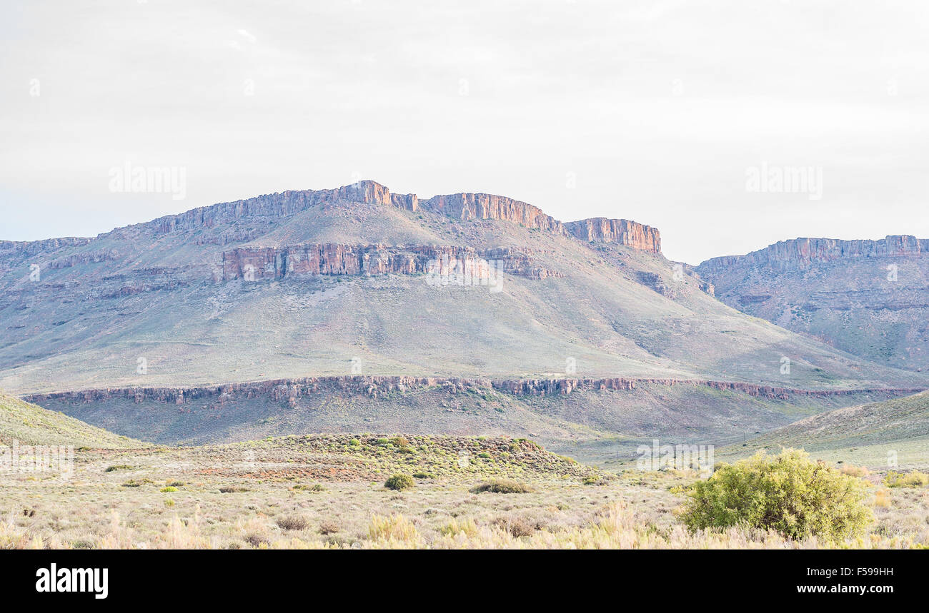 The Hantam Mountains north of Calvinia, a small town in the Hantam ...
