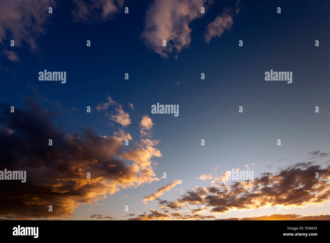 the sky, sunset Stock Photo - Alamy