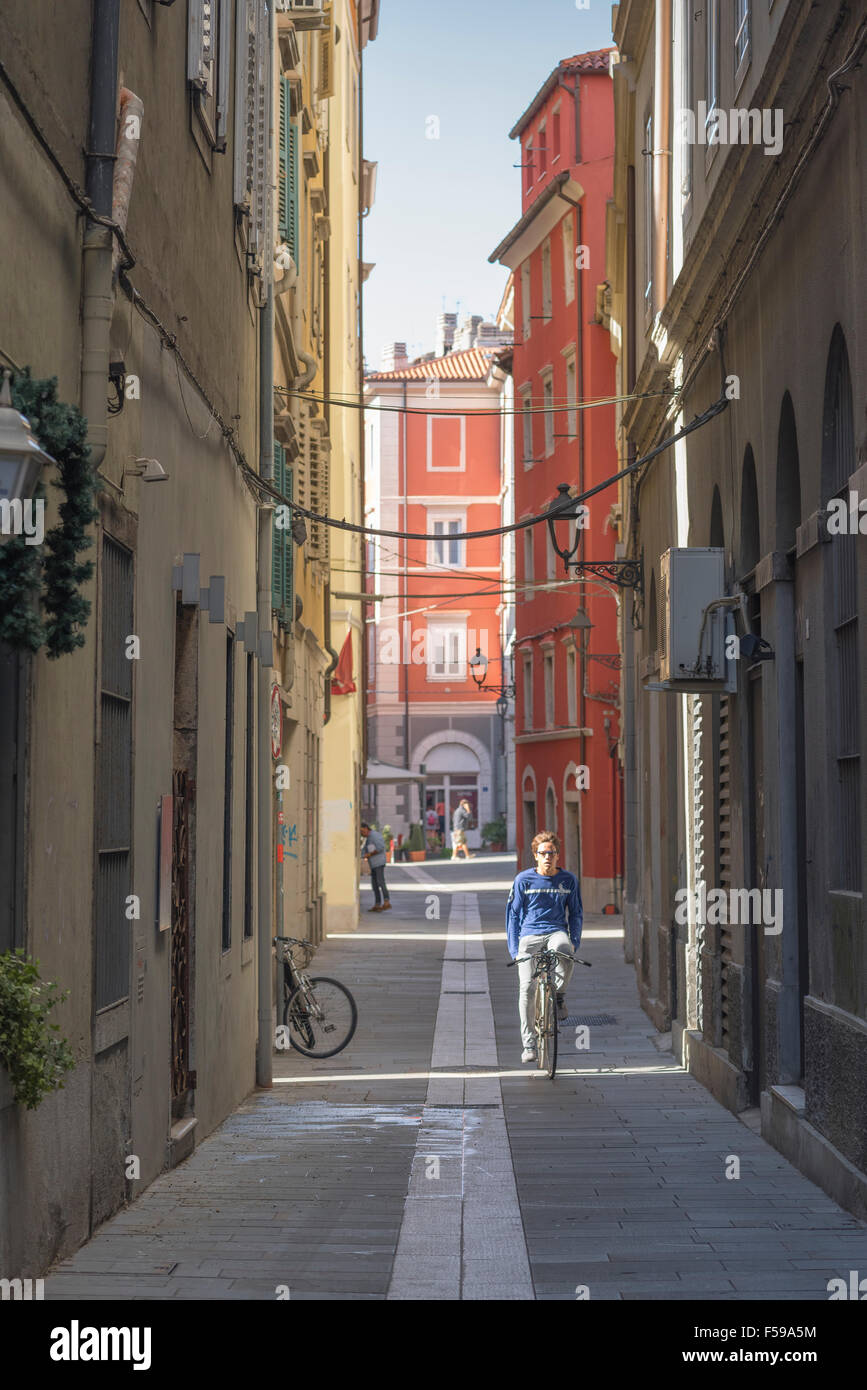 Trieste italy old town narrow hi-res stock photography and images - Alamy