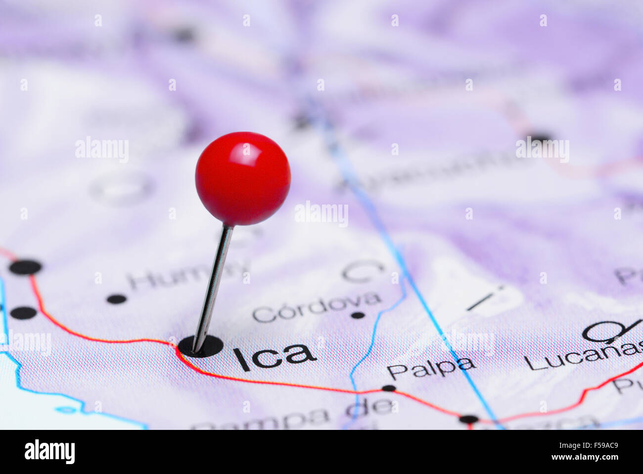 Map of ica hi-res stock photography and images - Alamy