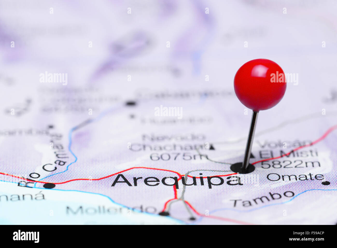 Peru arequipa map hi-res stock photography and images - Alamy