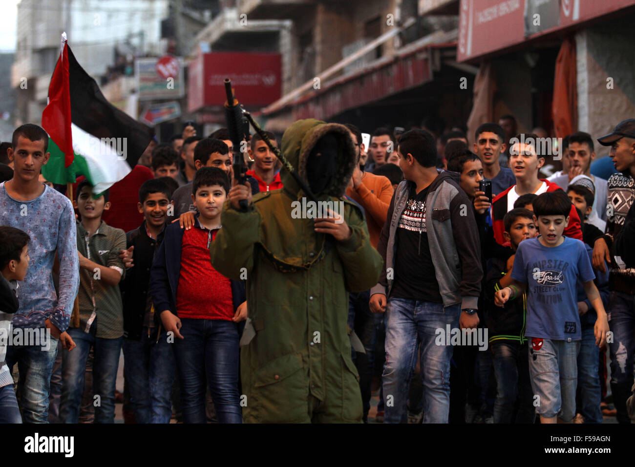 Qabatiya, West Bank, Palestinian Territory. 30th Oct, 2015. A ...