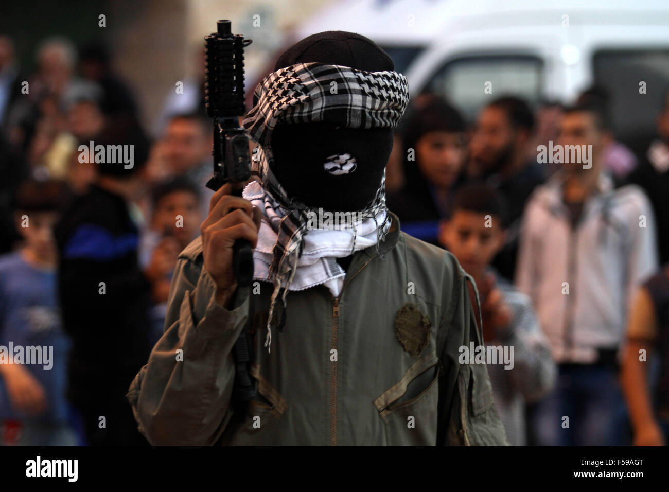 Qabatiya, West Bank, Palestinian Territory. 30th Oct, 2015. A ...