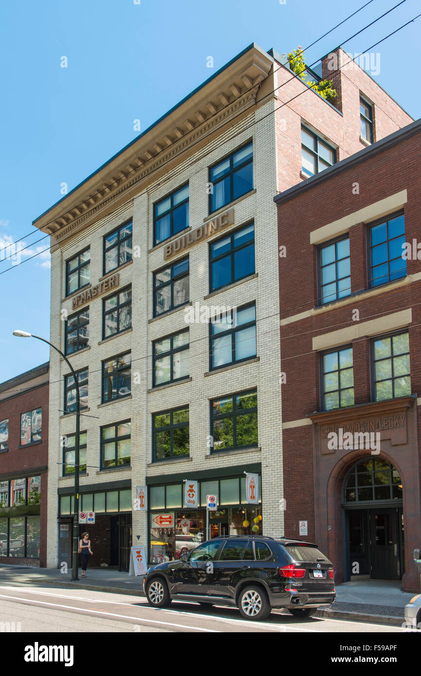 The McMaster Building (1910), a geritage Vancouver Buildings in Homer ...