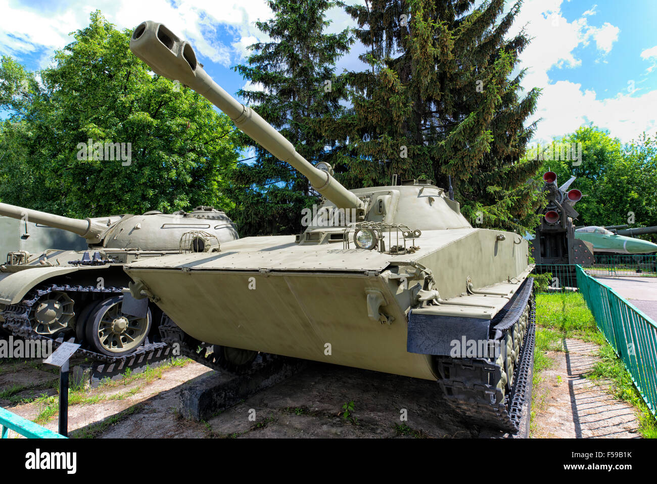 PT-76 Tank at Russian Army Museum in Moscow, Russia Stock Photo - Alamy