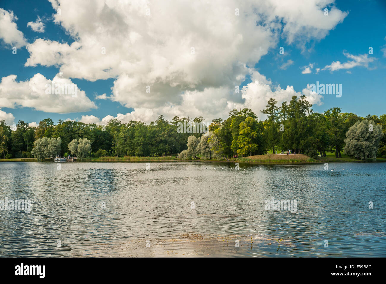 Beautiful russian landscape Stock Photo - Alamy