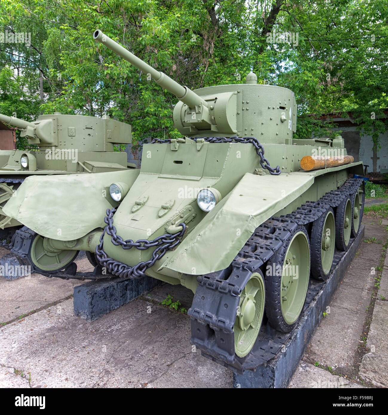 T-28 Medium Tank at Russian Army Museum in Moscow, Russia Stock Photo ...