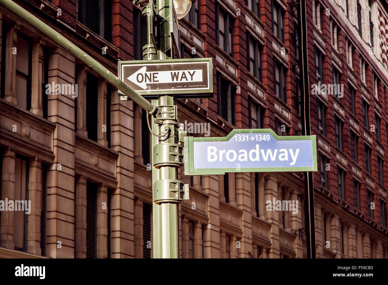 Broadway Street Sign High Resolution