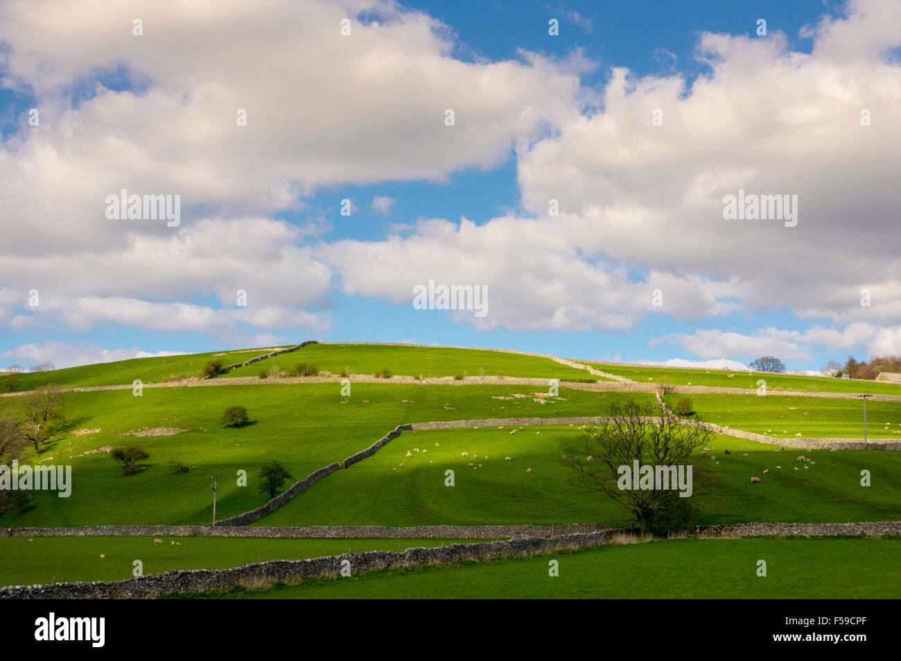 England landscape fields hi-res stock photography and images - Alamy