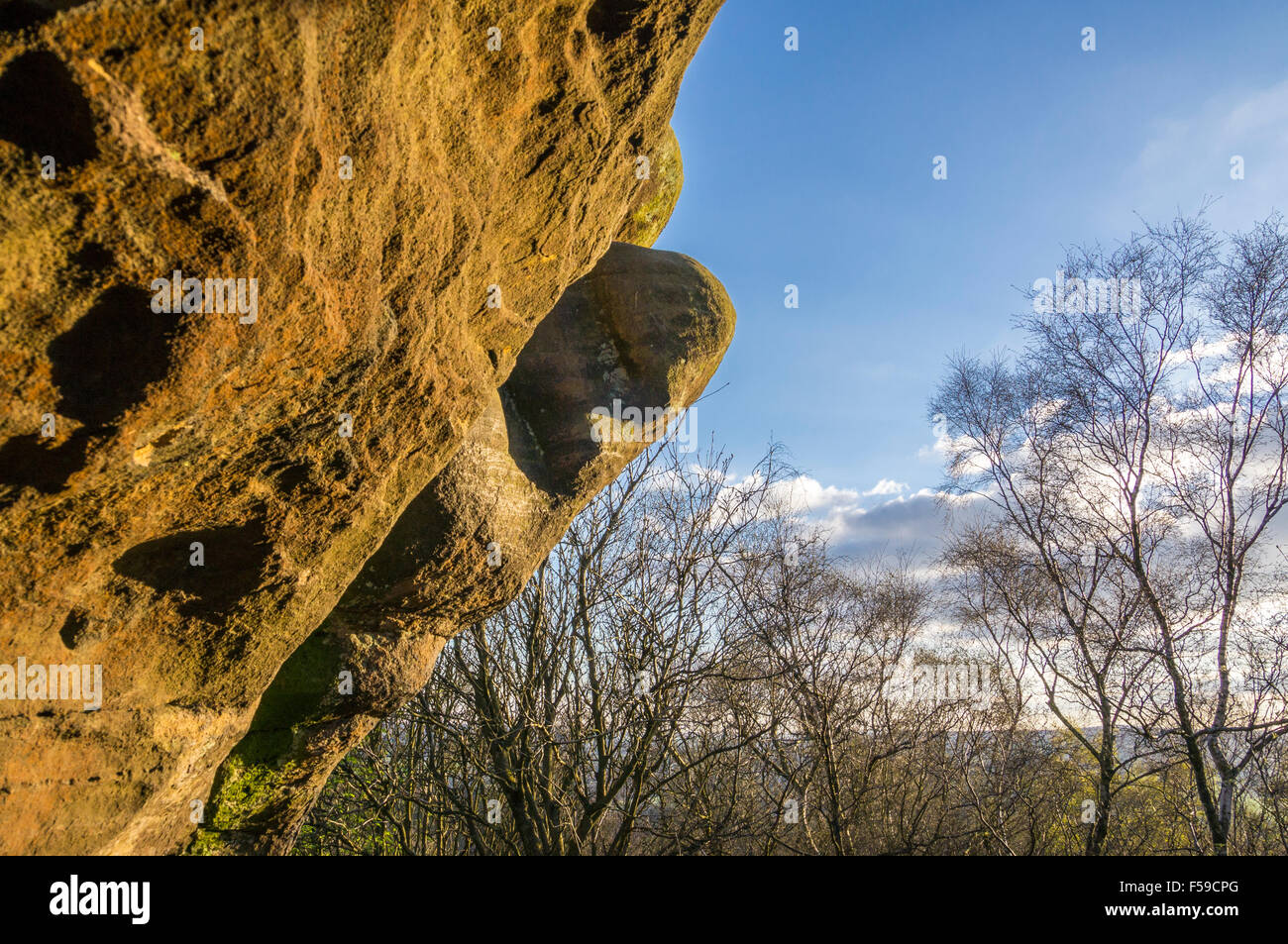 Brimham Rocks, Yorkshire, England, United Kingdom Stock Photo - Alamy