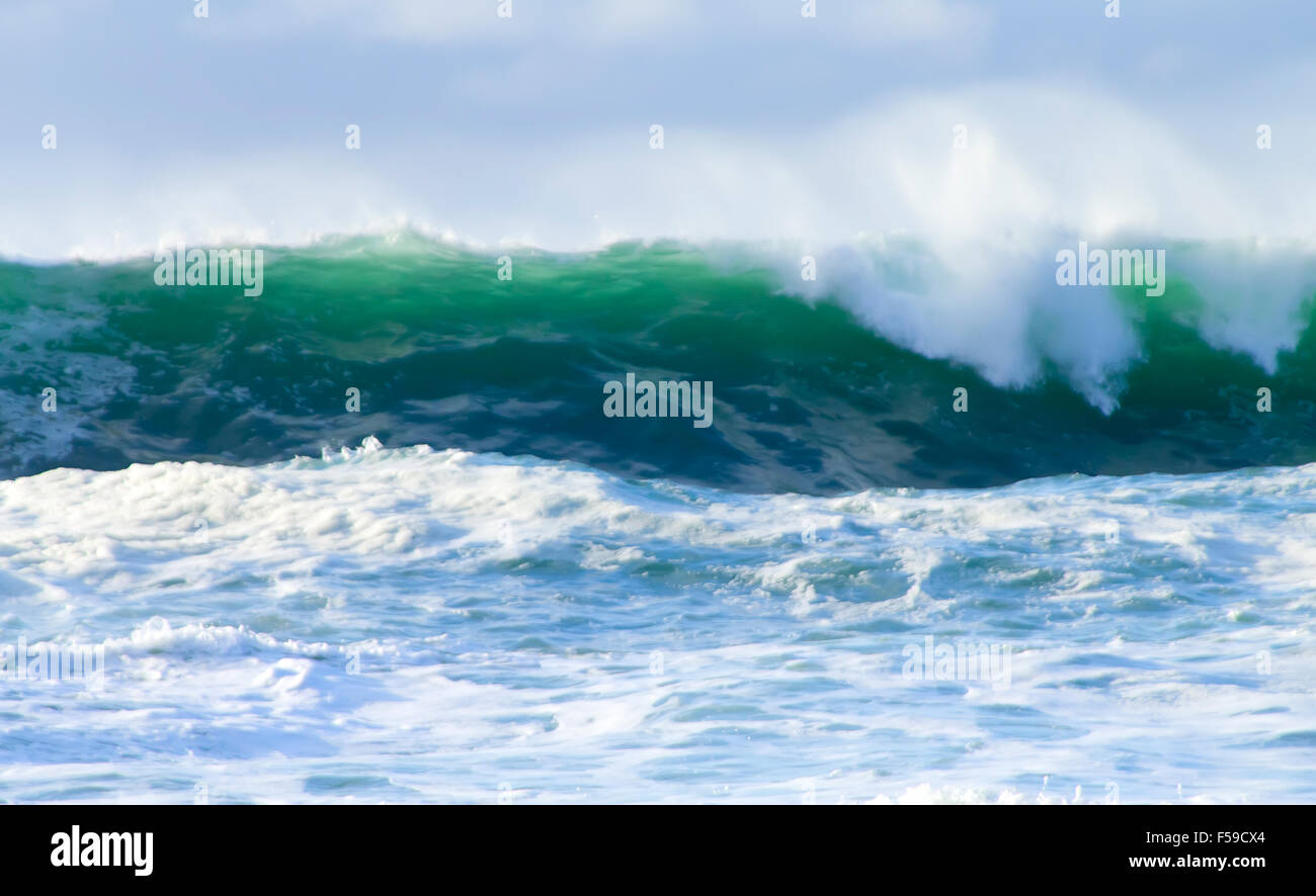 big ocean storm ( Commander Islands Stock Photo - Alamy