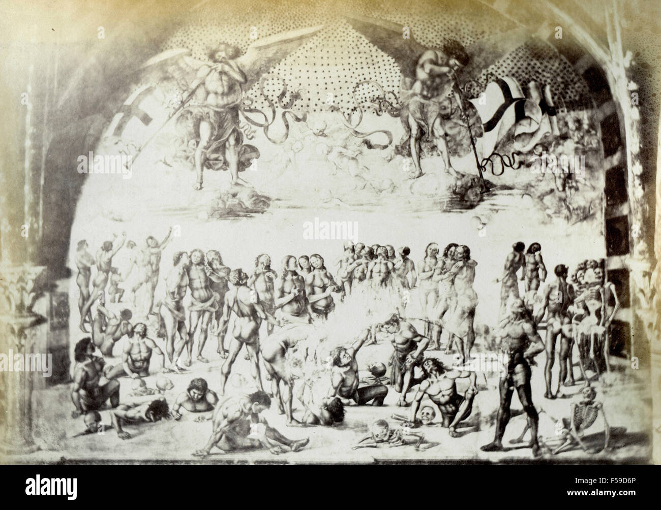 Resurrection of the flesh, San Brizio (Chapel Nova), Orvieto Cathedral ...