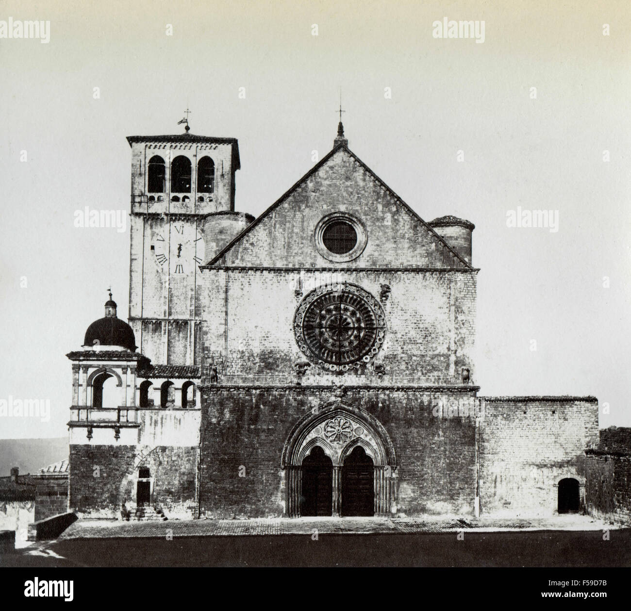 The Lower Church, Assisi, Italy Stock Photo - Alamy