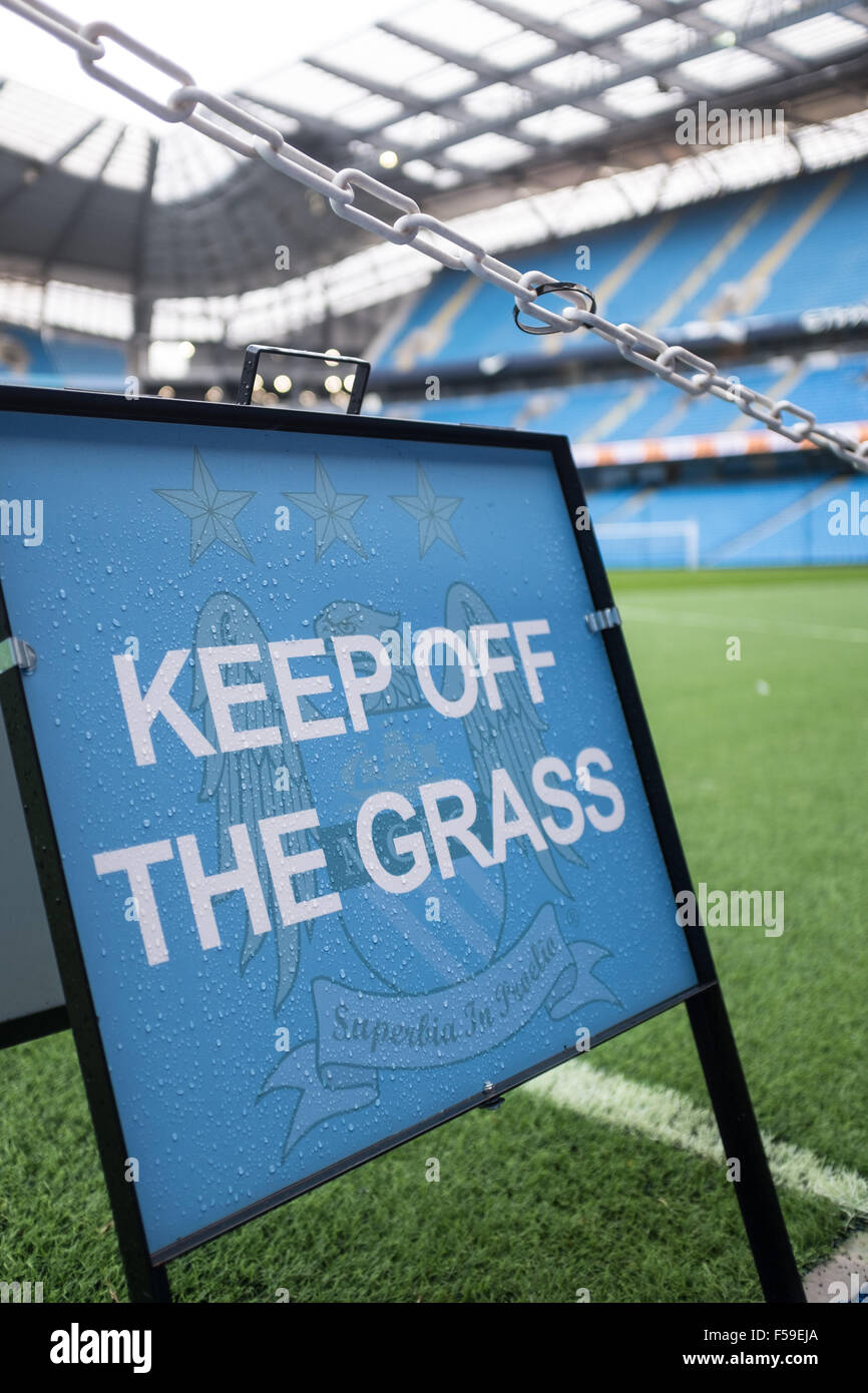 Etihad stadium, Manchester, home of Manchester City FC Stock Photo - Alamy