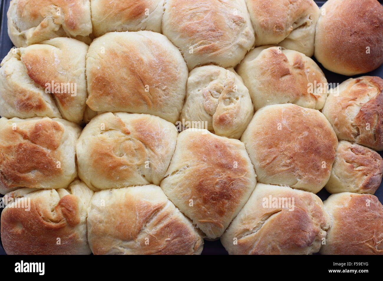 Home made buns Stock Photo - Alamy